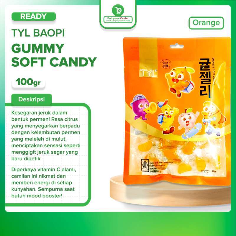 Jual Tyl Fruits Soft Candy/permen Jelly Rasa Buah - Orange Di Seller ...