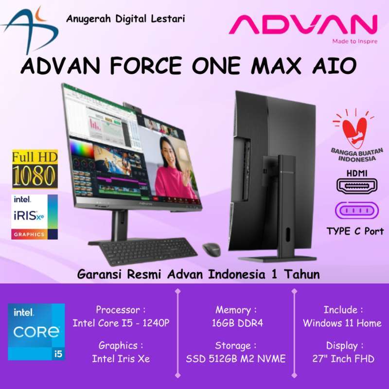 Advan Aio I5 16 GB 🔥 Harga & Spesifikasi Terbaru November 2025
