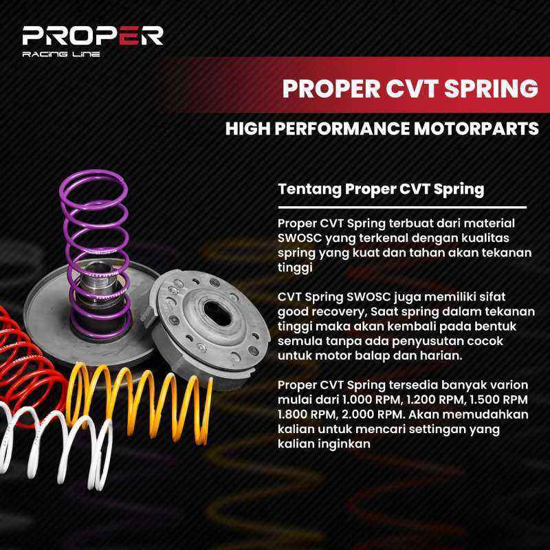 Jual Per Cvt Proper Racing Line Aerox 155 Nmax 155 Lexi 125 Lx 155 ...