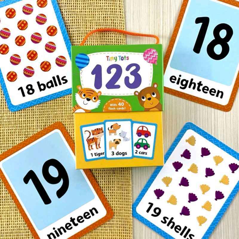tiny tots flash cards 123