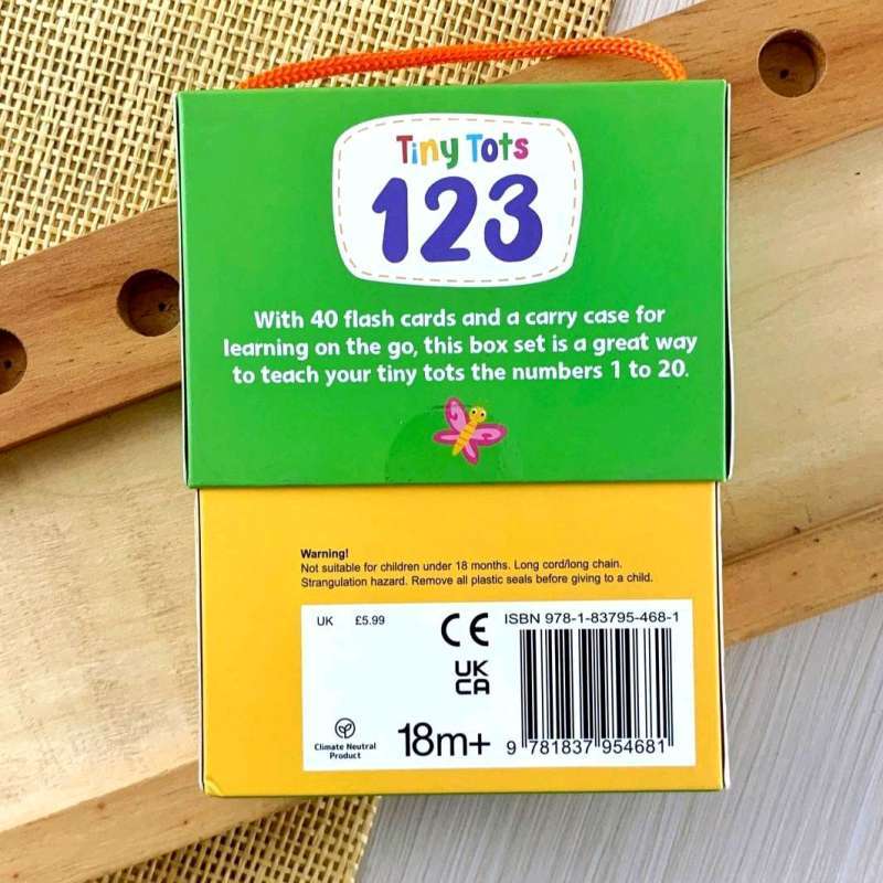 tiny tots flash cards 123