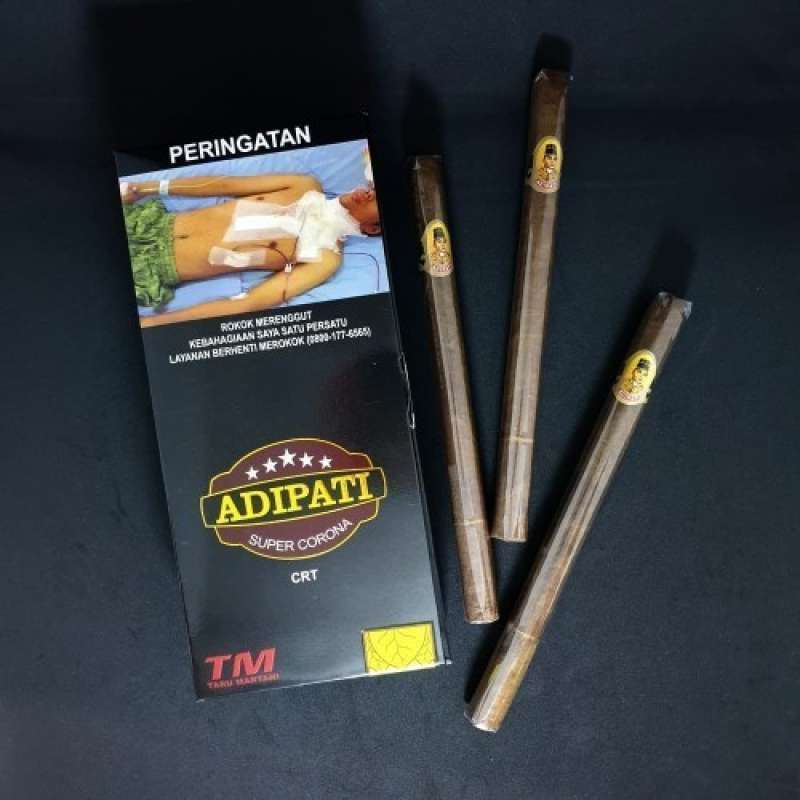 Jual Original Cerutu Premium Adipati Super Corona Isi 10 Batang Murah ...