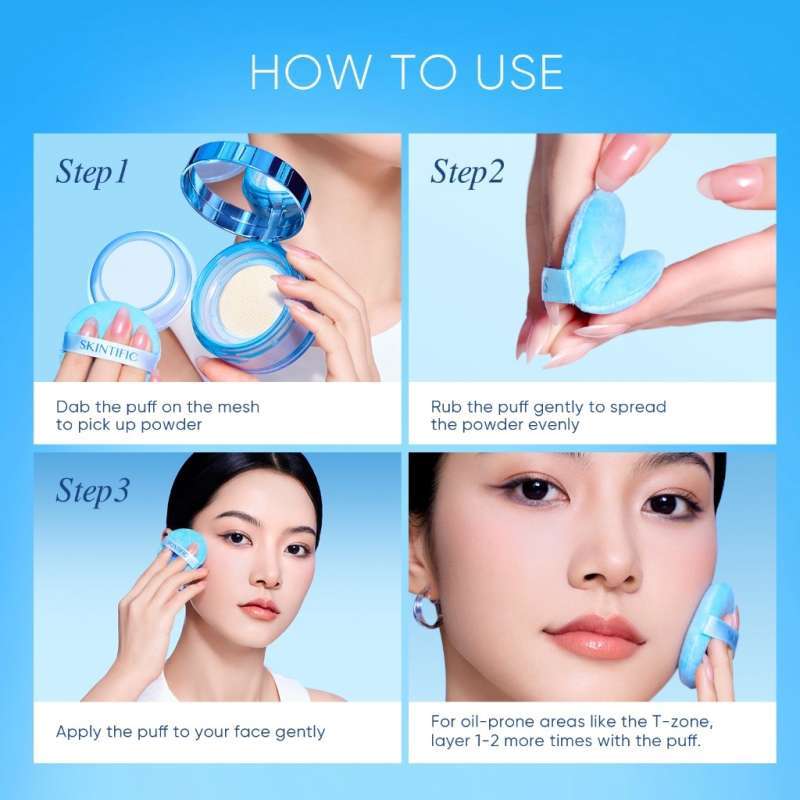 Promo [new Launch] Skintiflc - Invisiblur All Day Loose Powder | Bedak ...