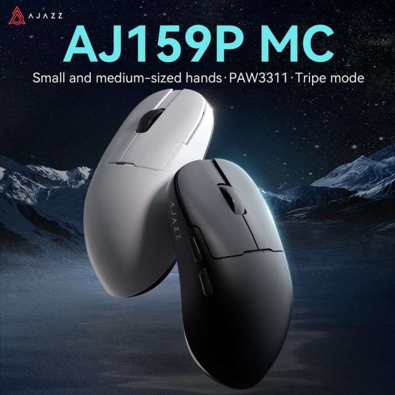 Jual Ajazz Aj159 P / Aj159p Mc Wireless Gaming Mouse Paw3311 Up To 12000 Dpi - Black Di Seller ...