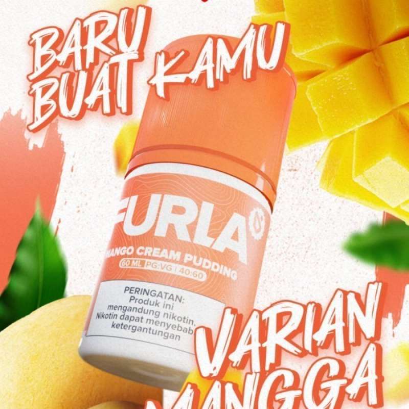 Jual Liquid Vape Furla V6 Mango Cream Pudding 60ml By Dunia Juice ...
