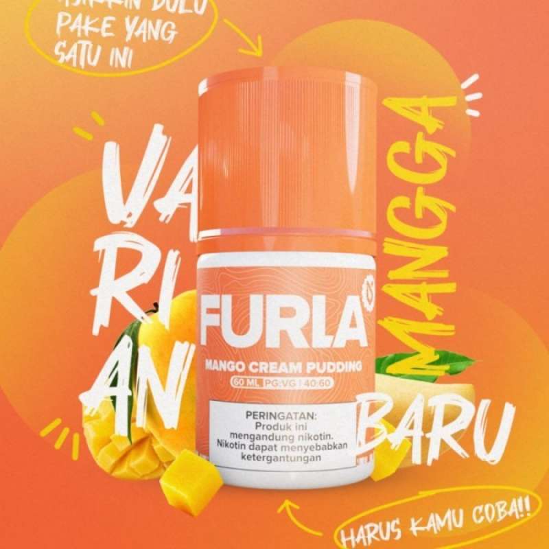 Jual Liquid Vape Furla V6 Mango Cream Pudding 60ml By Dunia Juice ...