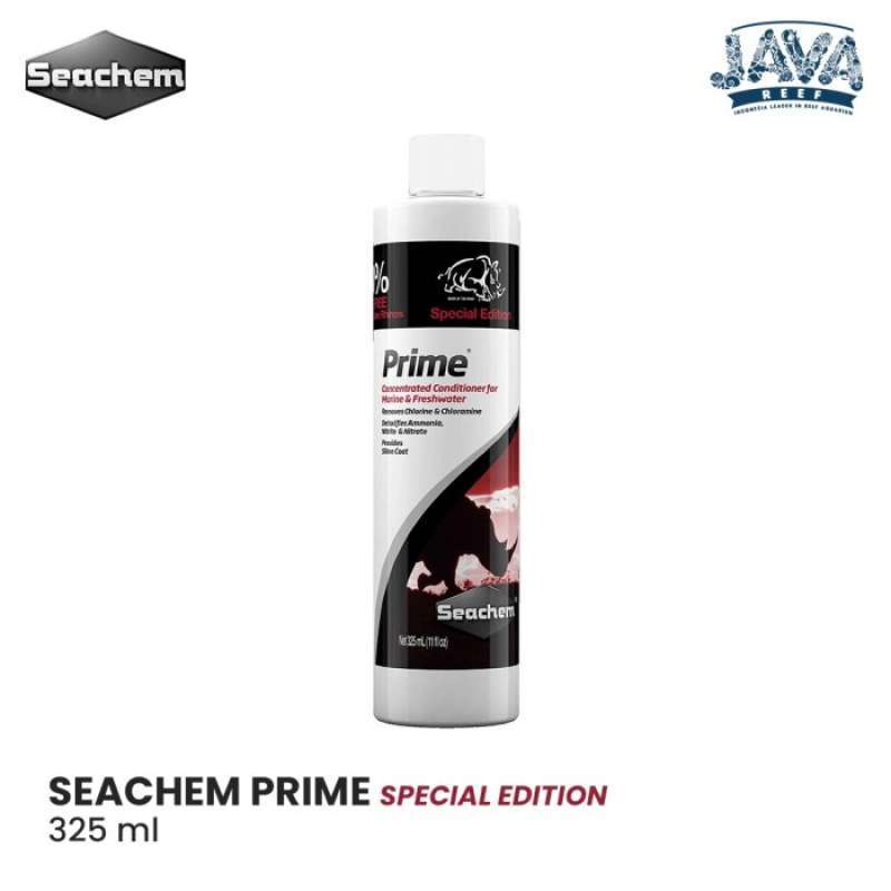 Jual Seachem Prime Water Conditioner Rhino Edition - Penghilang Klorin ...
