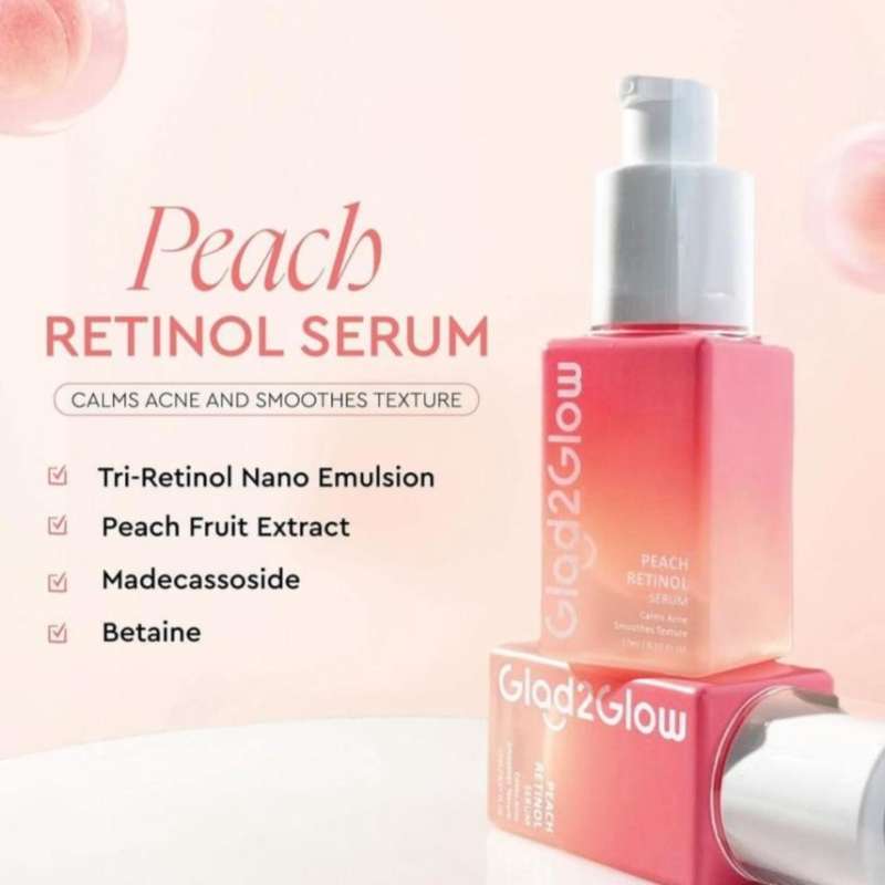 Jual Glad2glow G2g Peach Retinol Serum 17ml Di Seller Gudang Sehat ...