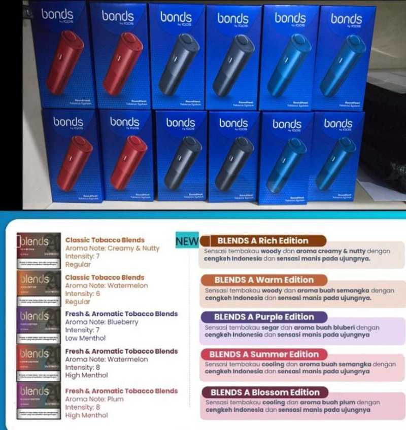 Promo Blends Heat Stick Iqos Stik Bonds Diskon 5% Di Seller Cahyadi ...