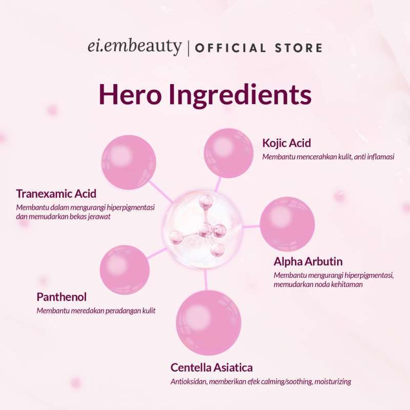 Promo Eiem Beauty Glow B3+ Brightening Moisturizer 50gr Diskon 54% Di ...