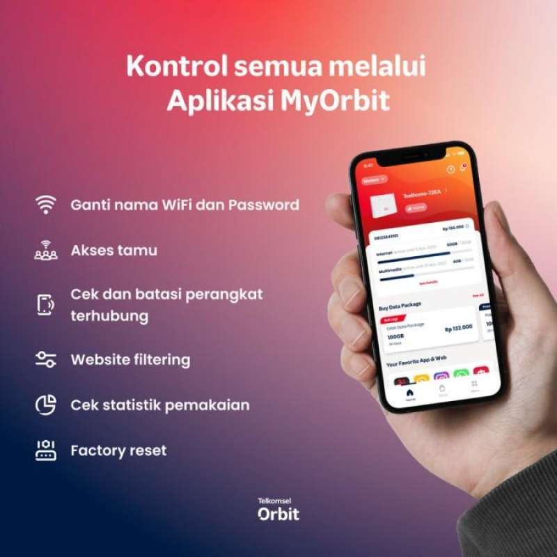 Promo Telkomsel Orbit Mifi H2 Portable Modem Wifi 4g High Speed Bonus ...