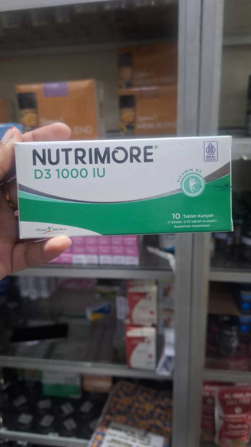 Jual Nutrimore Enaplex D3 1000 Iu 1 Blister 10 Tablet Kunyah Vitamin D ...