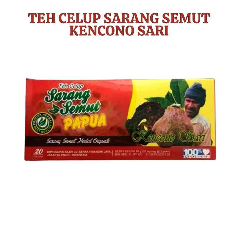 Promo Teh Sarang Semut Papua Isi 20 Teh Celup Herbal Organik Diskon 7% ...