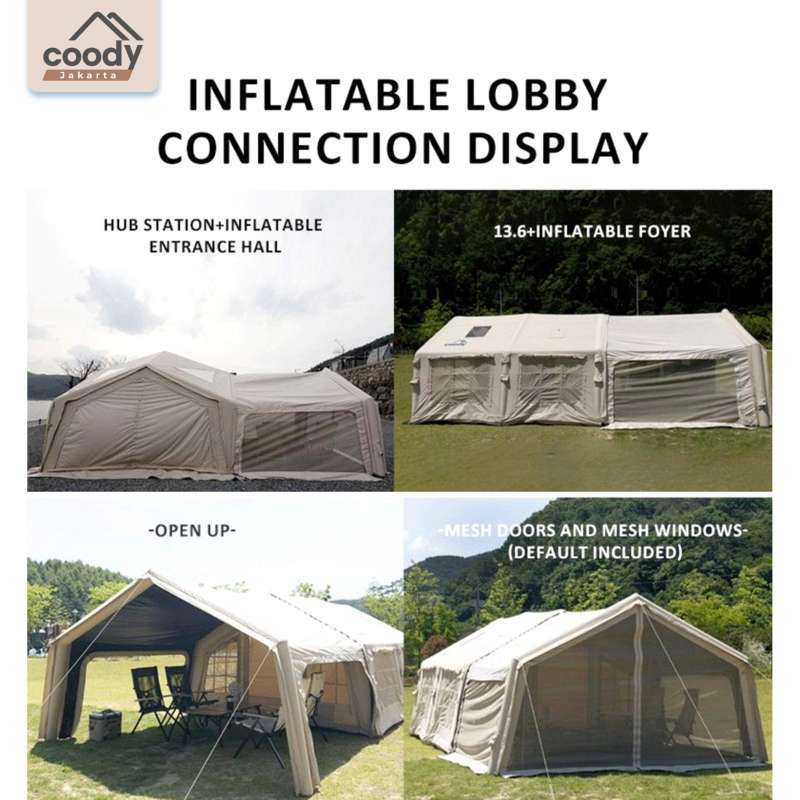 Jual Coody Air Tarp X Extended Foyer Beige For Coody Hub Station, Coody 17.68, Coody 13.68 ...