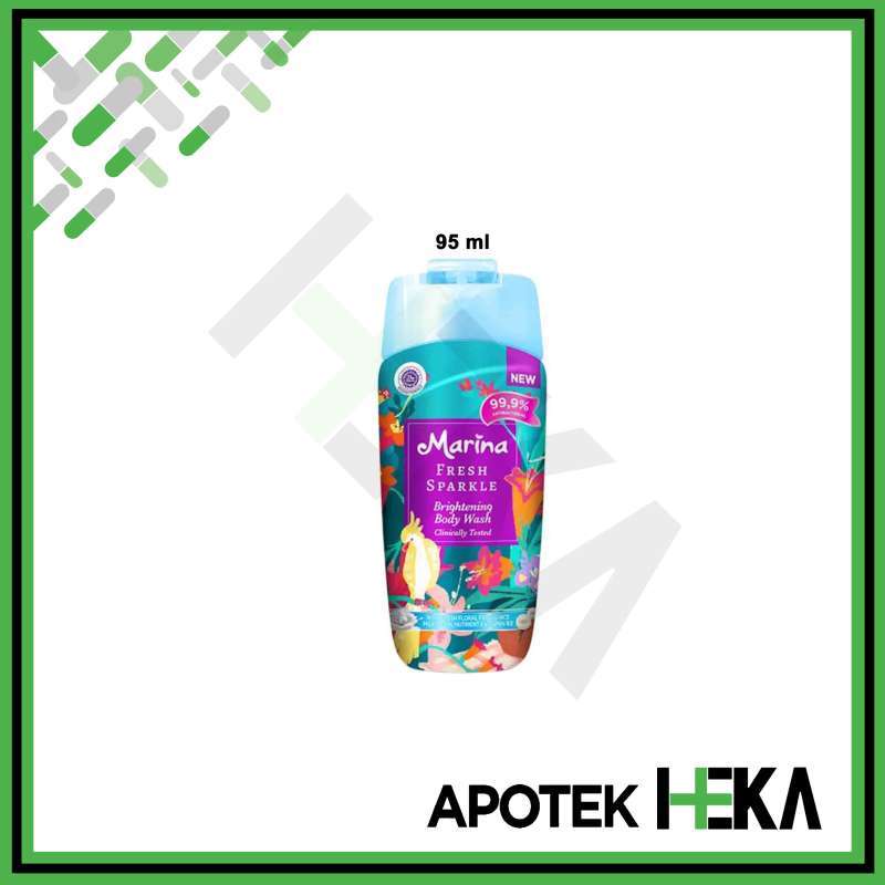 Promo Marina Brightening Body Wash Fresh Sparkle / Sweet Romance / Glam ...