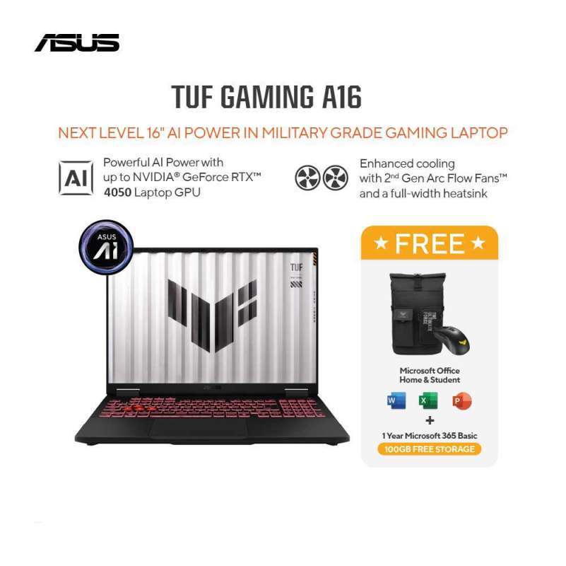 Asus TUF Gaming A16 🔥 - Terlengkap & Harga Terbaru Juni 2026