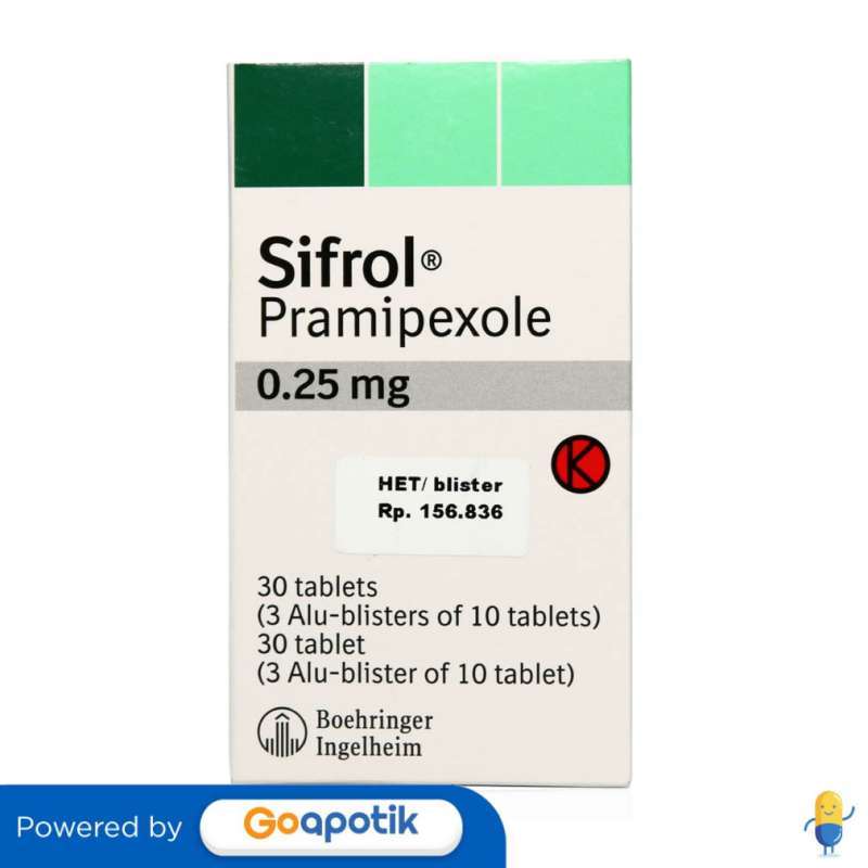 Jual Sifrol 0.25 Mg Box 30 Tablet Di Seller Apotek Finda - Malaka Jaya ...