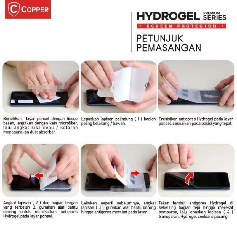 Promo Copper Anti Gores Hydrogel Clear Untuk Xiaomi Redmi 15c / 15 ...