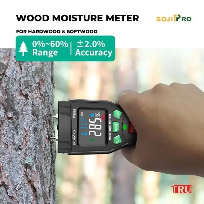 Jual Wood Moisture Meter Kayu Kertas / Alat Ukur Kelembaban Kadar Air ...