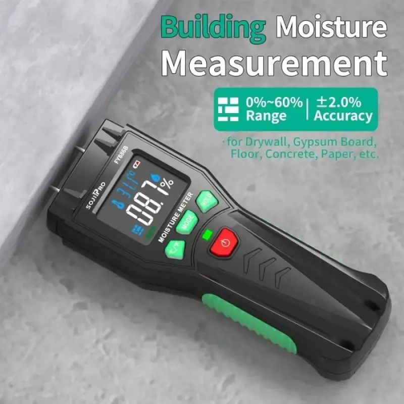 Jual Wood Moisture Meter Kayu Kertas / Alat Ukur Kelembaban Kadar Air ...