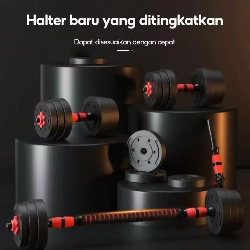 Promo Potence Dumbell Set 15kg 20kg 30kg 50kg Peralatan Fitness ...