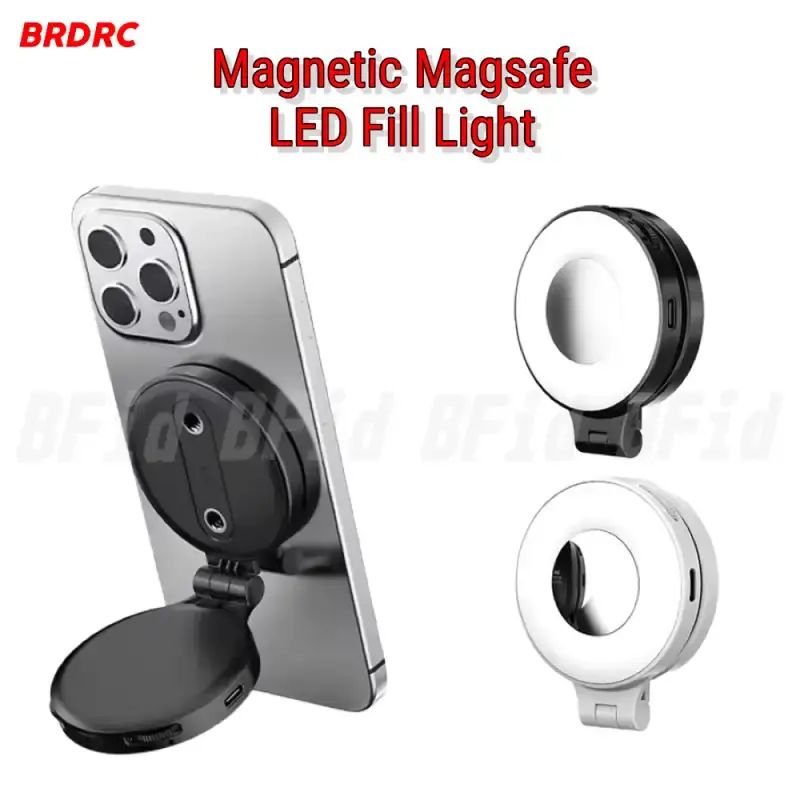 Jual Brdrc Magnetic MagSafe Led Fill Light Compatible For Smartphone ...