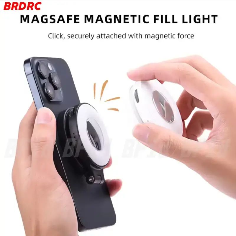 Jual Brdrc Magnetic MagSafe Led Fill Light Compatible For Smartphone ...