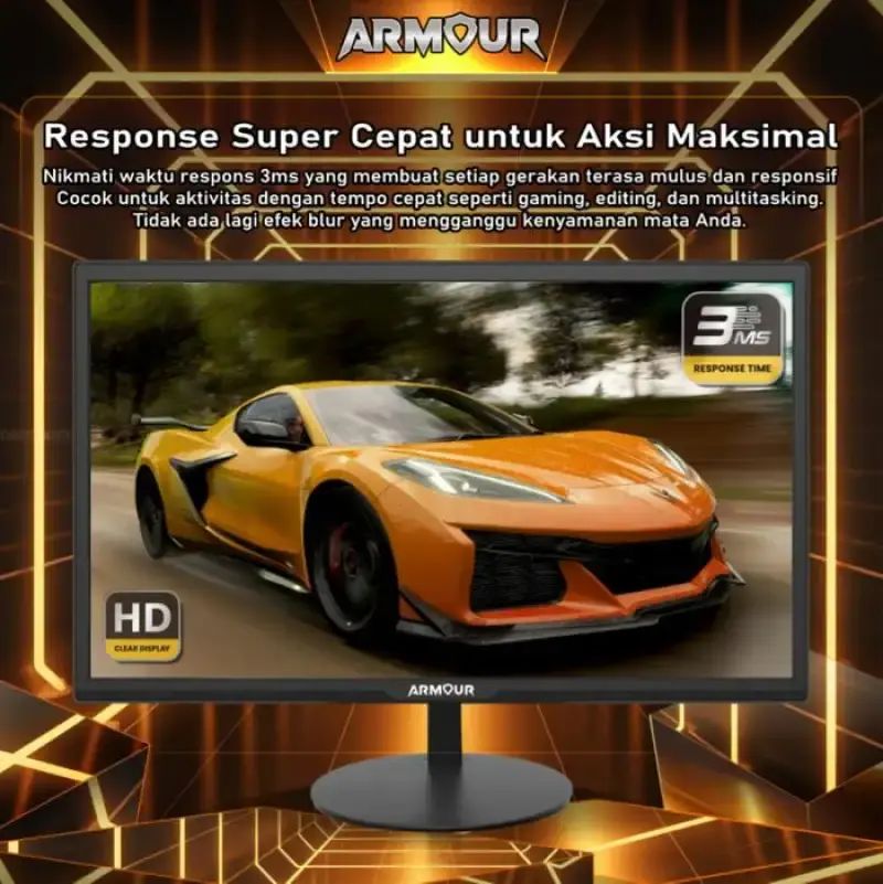 Jual Armour Ar22m (75 Hz/ips/hd/3ms/hdmi &vga) Monitor Led - Packing ...