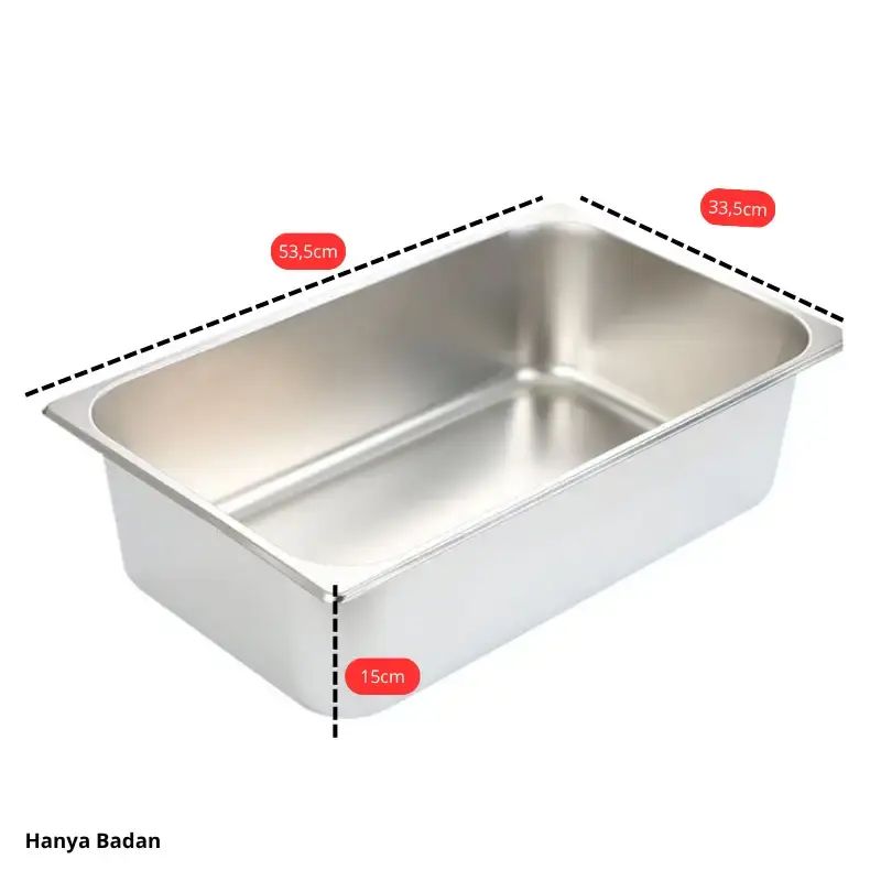 Jual Promo!!! Nampan Jumbo / Wadah Makanan / Food Pan Stainless Steel ...