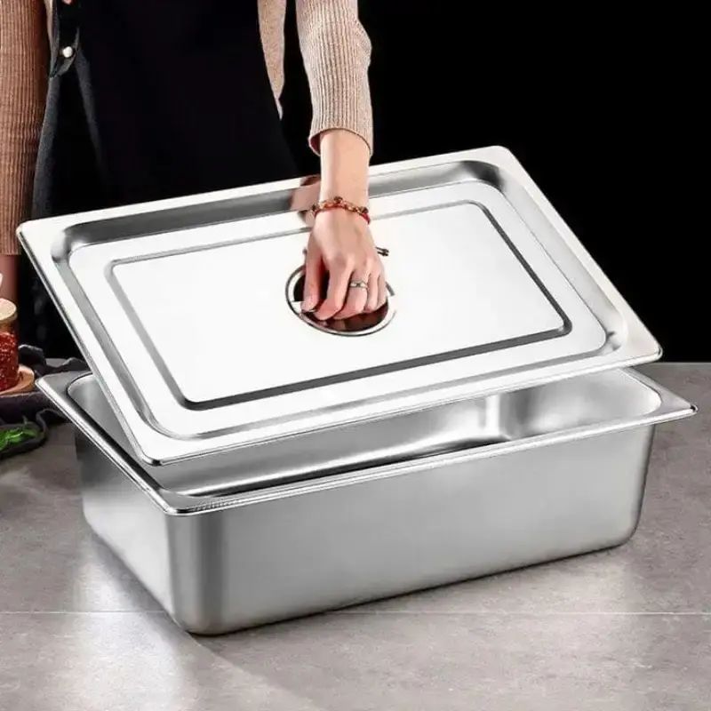 Jual Promo!!! Nampan Jumbo / Wadah Makanan / Food Pan Stainless Steel ...