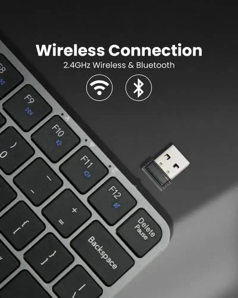 Jual Keyboard Rexus Kl150 Wireless Low-profile | 75% Keyboard Office Di ...