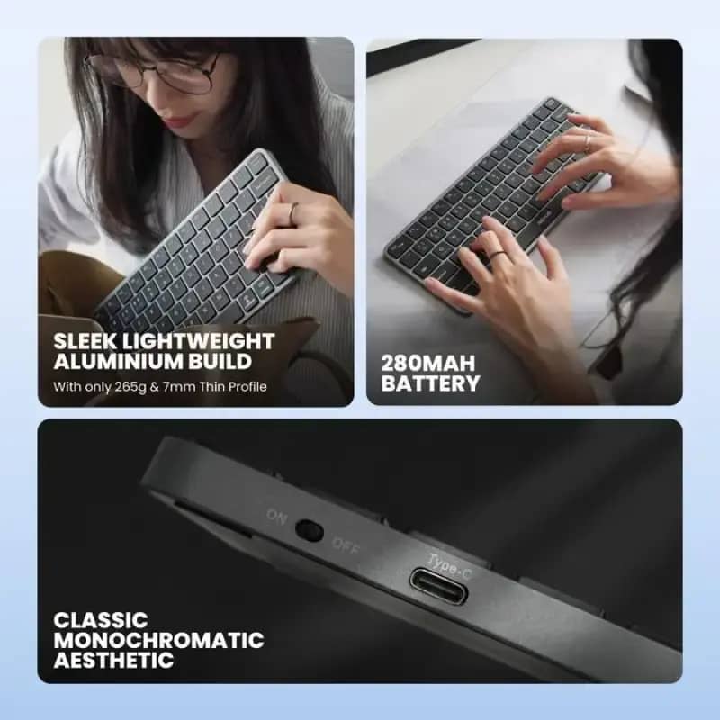 Jual Keyboard Rexus Kl150 Wireless Low-profile | 75% Keyboard Office Di ...