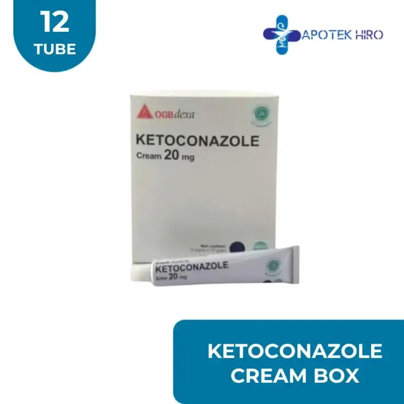 Jual Ketoconazole Cream 20mg Dexa - 1 Box 12 Tube Di Seller Apotek Hiro ...