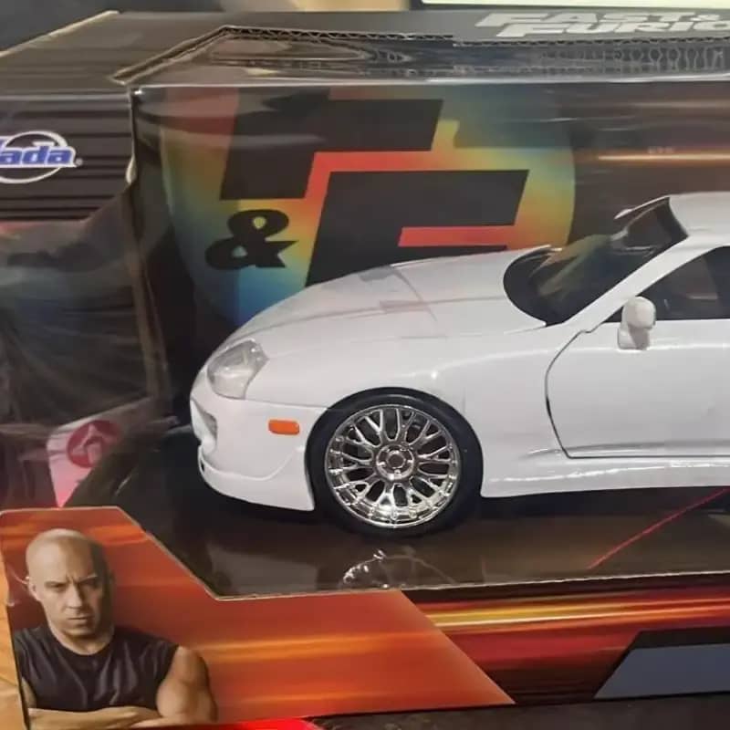 Jual Jada Fast And Furious Brian Toyota Supra Putih Skala 24 Diecast ...