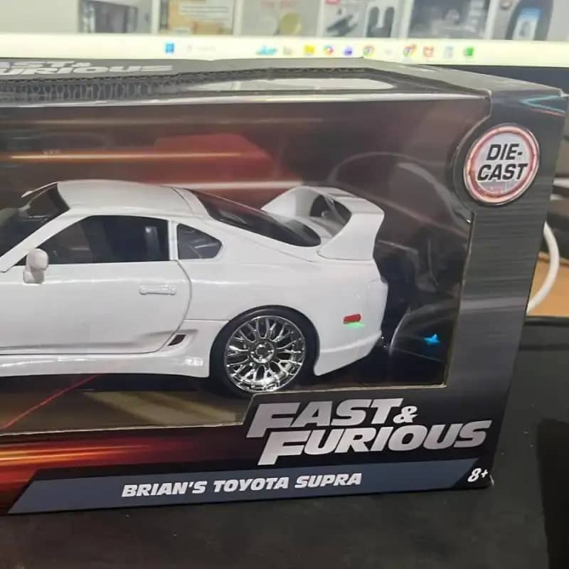 Jual Jada Fast And Furious Brian Toyota Supra Putih Skala 24 Diecast ...