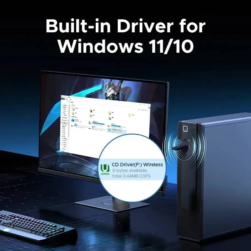 Promo Ugreen 65225 Wifi Adapter Wifi6 Ax1800 Usb3.0 5g&2.4g Dual-band ...