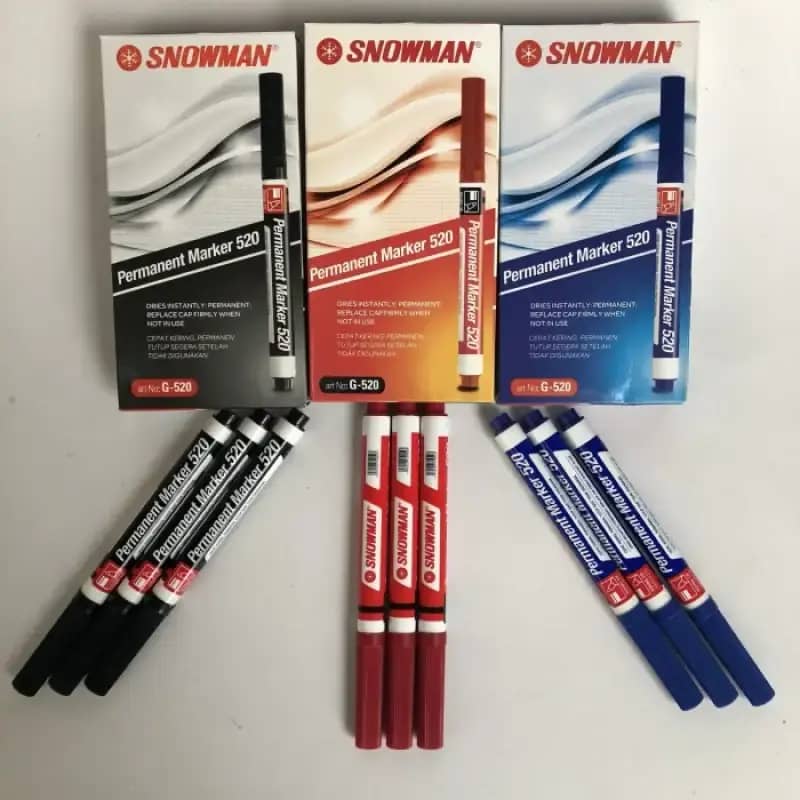 Spidol Snowman Permanent 1 Pack 🔥 - Terlengkap & Harga Terbaru April 2026