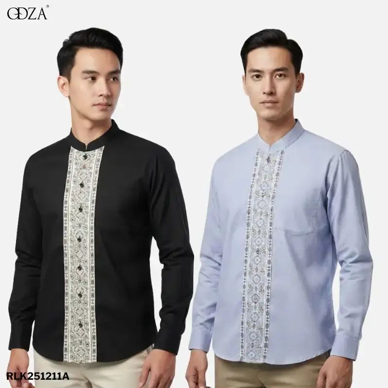 Jual Baju Koko Bahan Kaos Pria Dewasa 🏷️ Model Kekinian, Premium ...