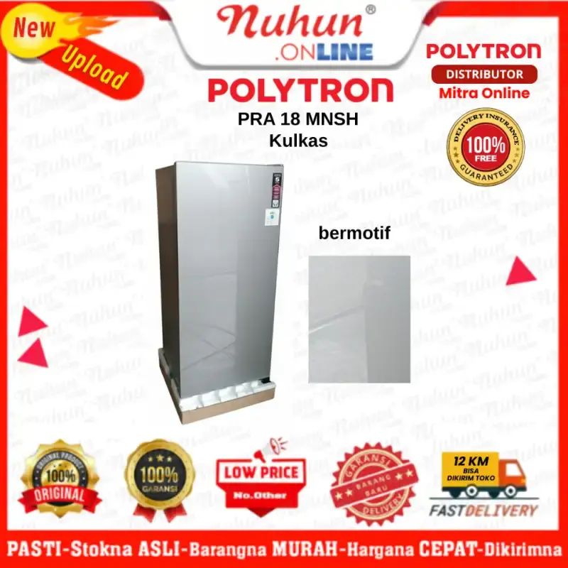 Jual Polytron Kulkas 1 Pintu Pra 18 Mnsh 180 Liter Motif Di Seller ...