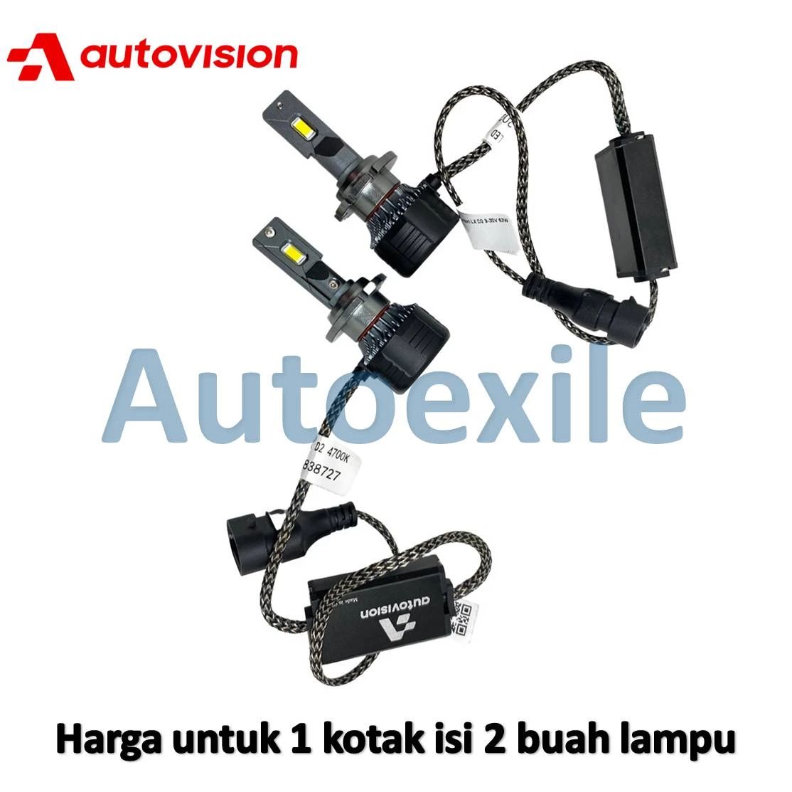 Jual Autovision Carbon Lx Led Headlight D2 D2s D2r D4s D4r 12v 63w ...