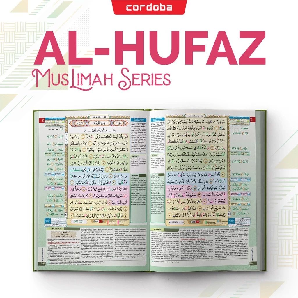 Jual Al Quran Hafalan Muslimah Al Hufaz Ukuran A5 Resleting Terjemah ...