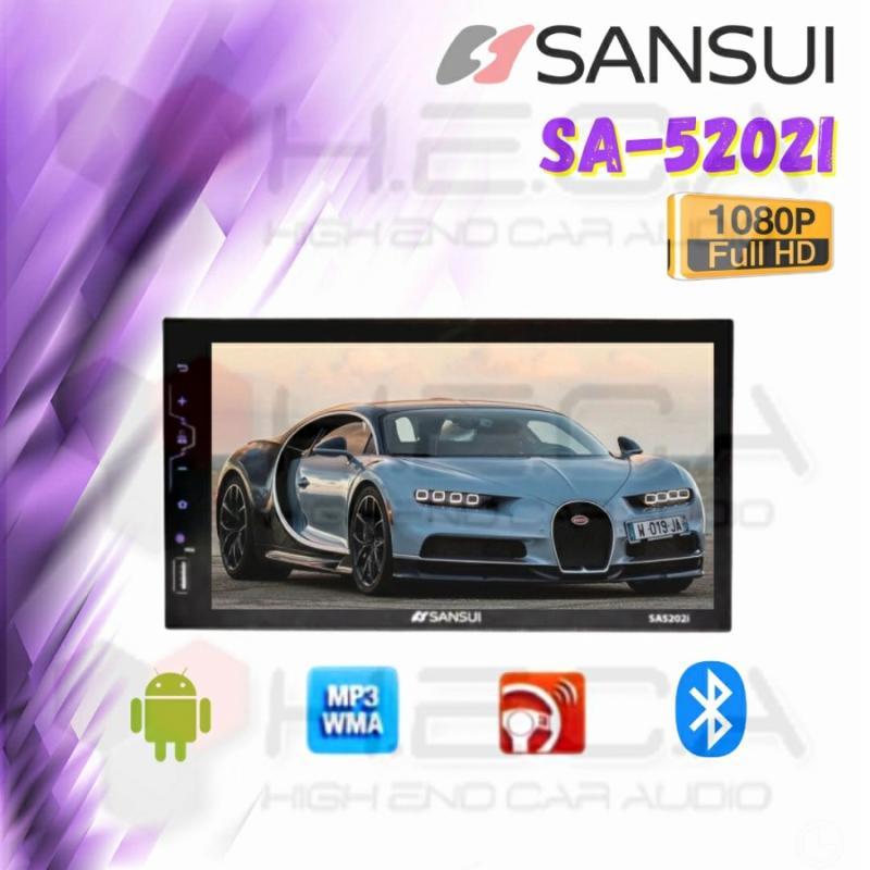 Jual Sansui Sa-5202i Deckless Mirrorlink Head Unit Sa5202i Double Din ...