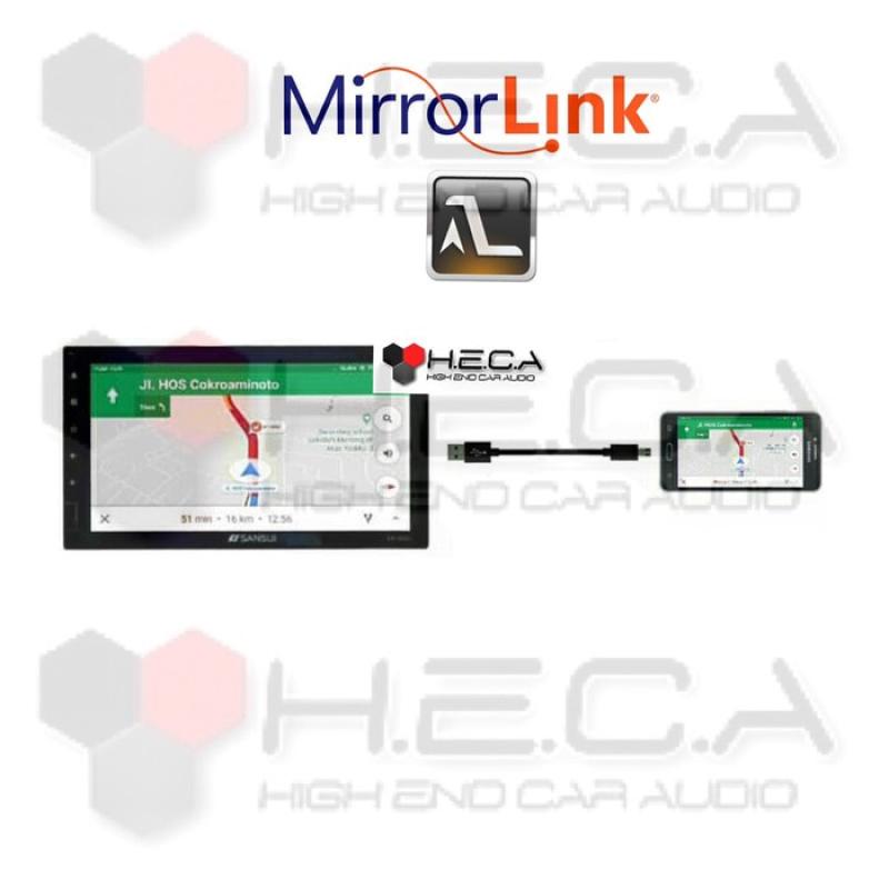 Jual Sansui Sa-5202i Deckless Mirrorlink Head Unit Sa5202i Double Din ...