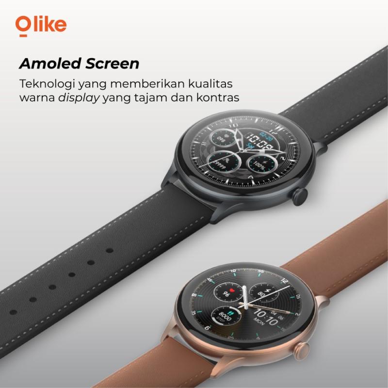 Promo Olike Smartwatch Zeth W1 Jam Tangan Pintar Amoled Pulse Oximeter ...