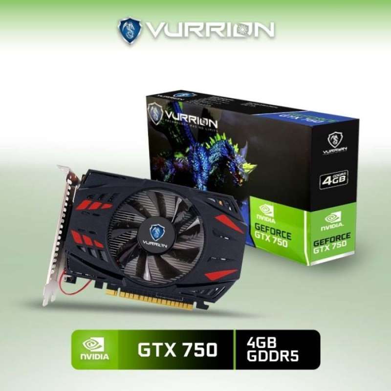 Jual Vga Card / Vga Nvidia Vurrion Gtx750 4gb Gddr5 128-bit Di Seller Hanskomputer - Mangga Dua ...