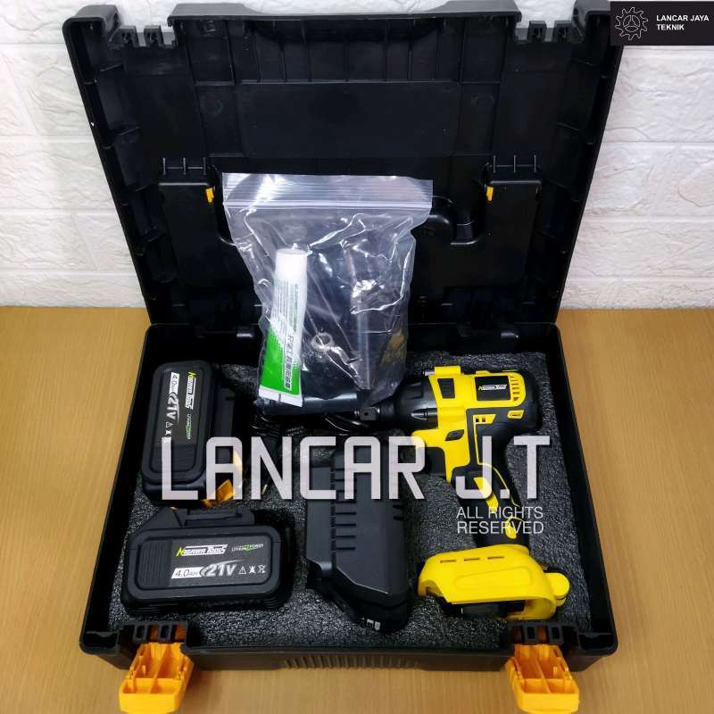 Promo Impact Wrench Nagawa Nic21k Brushless Cordless Drill Bor Buka ...