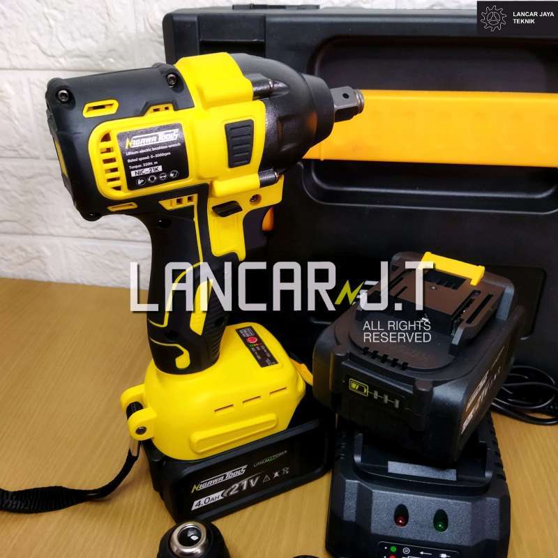 Promo Impact Wrench Nagawa Nic21k Brushless Cordless Drill Bor Buka ...