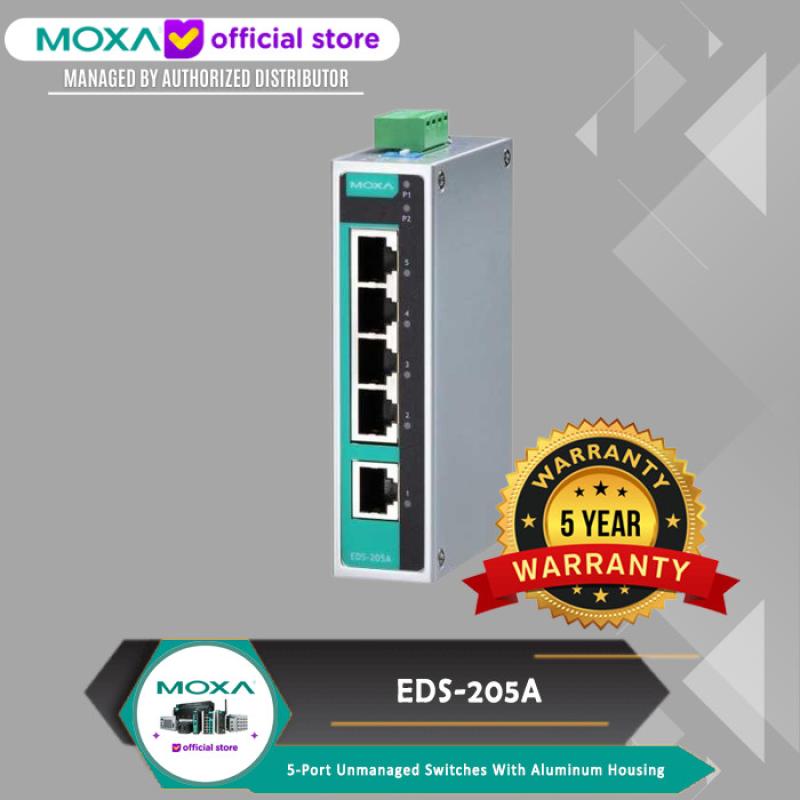 Jual Moxa Eds-205a Series 5-port Unmanaged Ethernet Switches Di Seller New Vision - Pondok Kopi ...