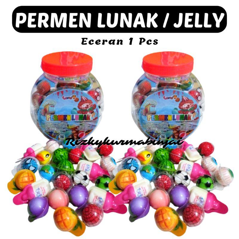 Jual 1butir Permen Lunak Gummi Jelly Korea / Permen Lunak Mata Isi ...