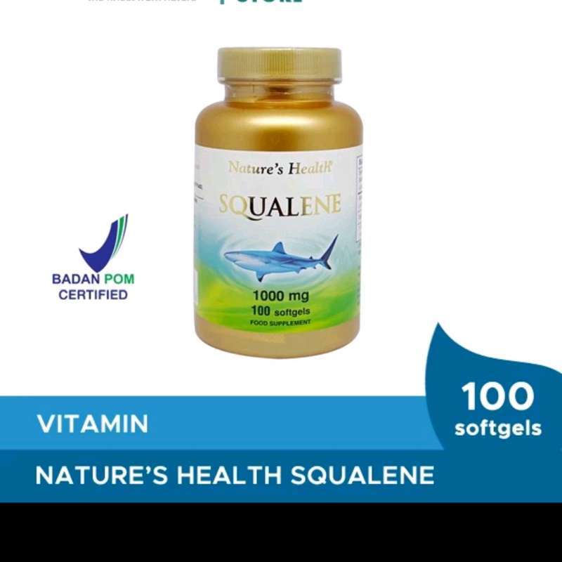 Jual Natures Health Squalene 1000 Mg 100 Softgels Di Seller Jakarta ...